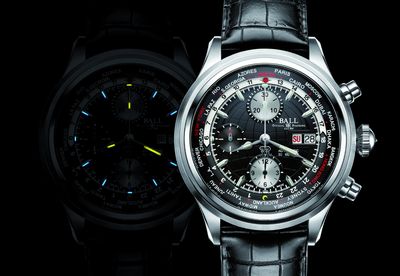 Trainmaster Worldtime Chronograph watch - Presentwatch.com